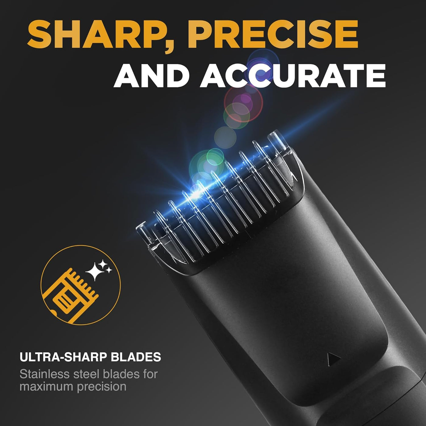 VacuTrim, Rechargeable Trimmer with Built-In Vacuum, Electric Shaver w ...