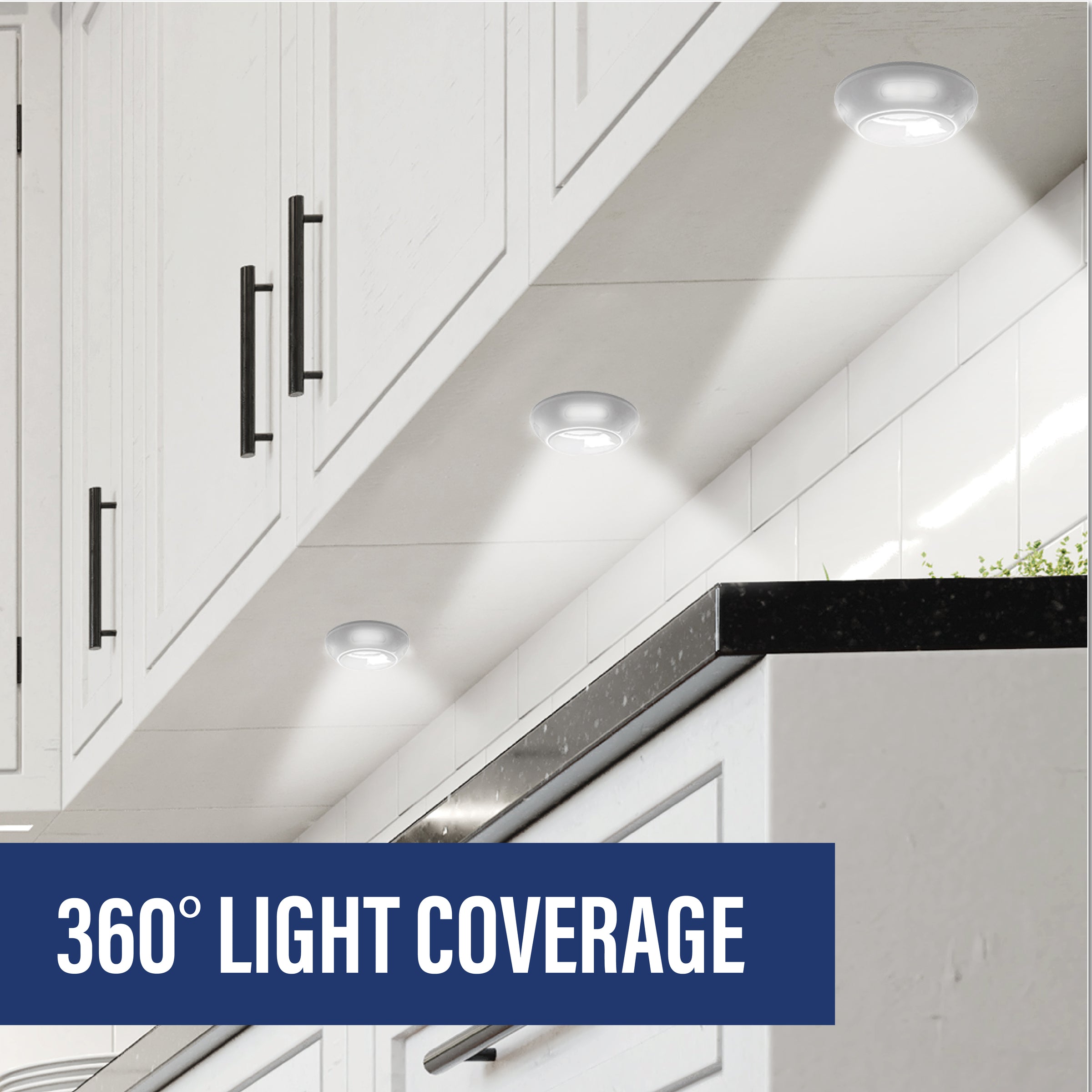 Bionic LED Puck Lights 3 Pack – Bell + Howell