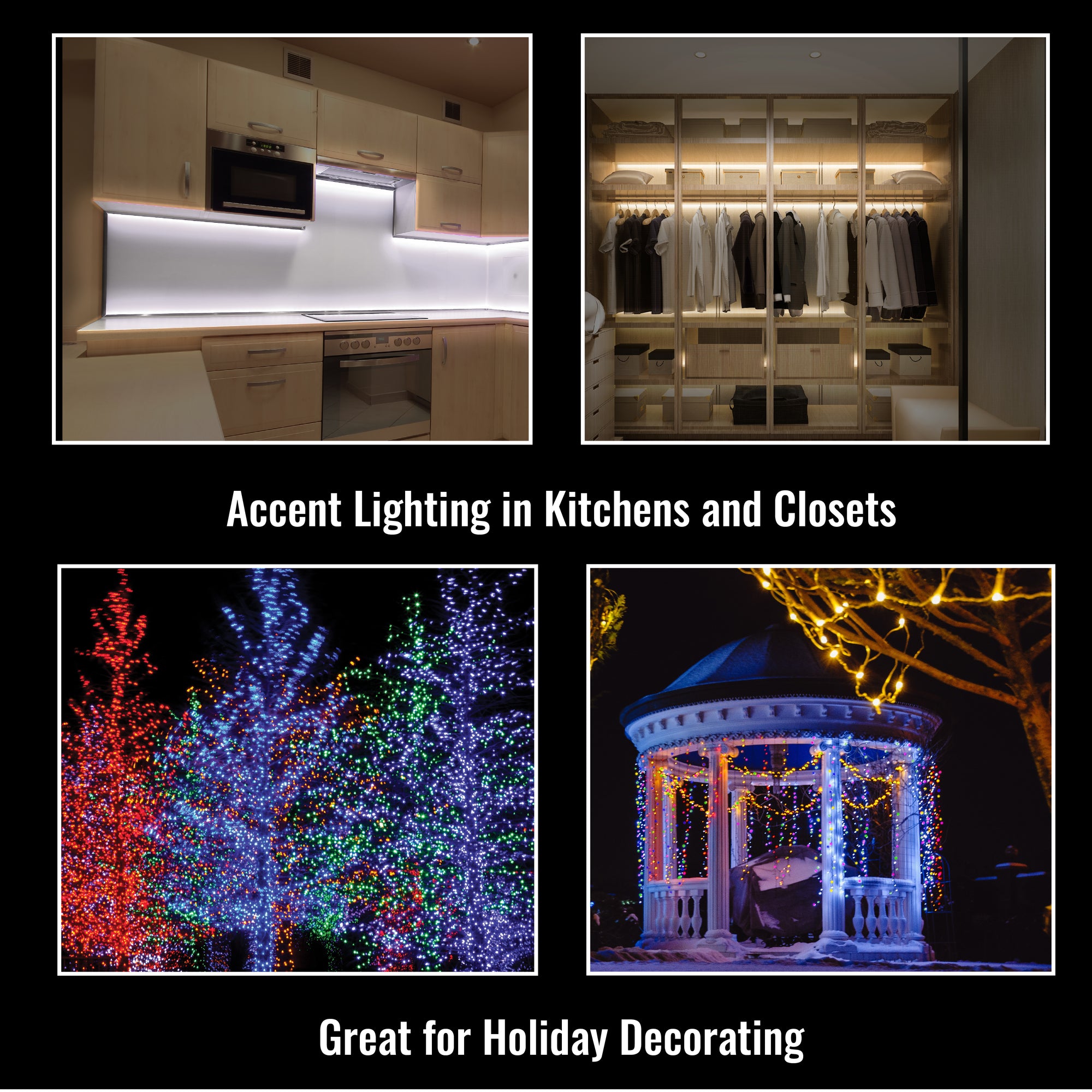 Bell + Howell 50' Bionic Color Changing Solar Powered Rope Lights - 50