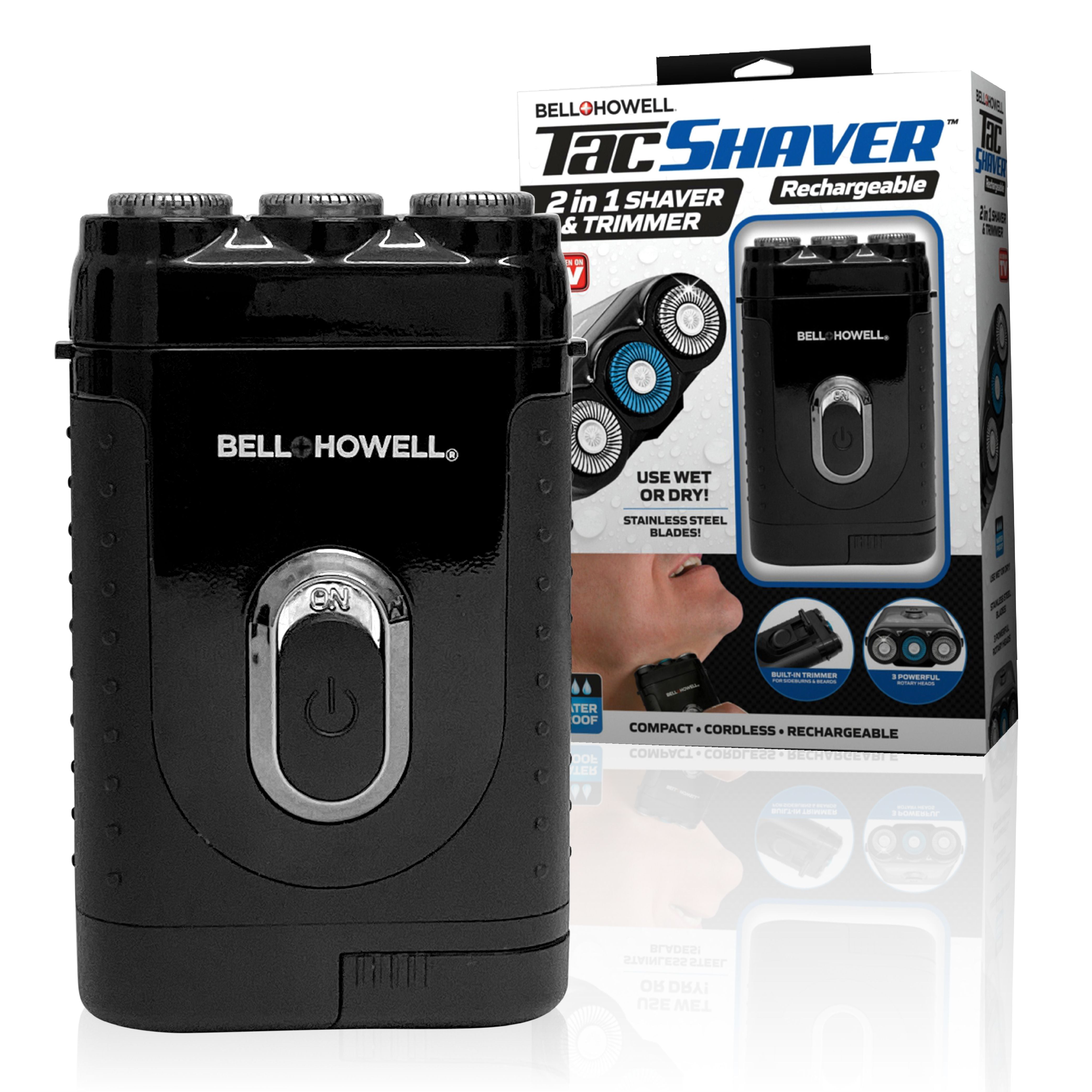 Rechargeable Shaver & Electric Trimmer – Bell + Howell