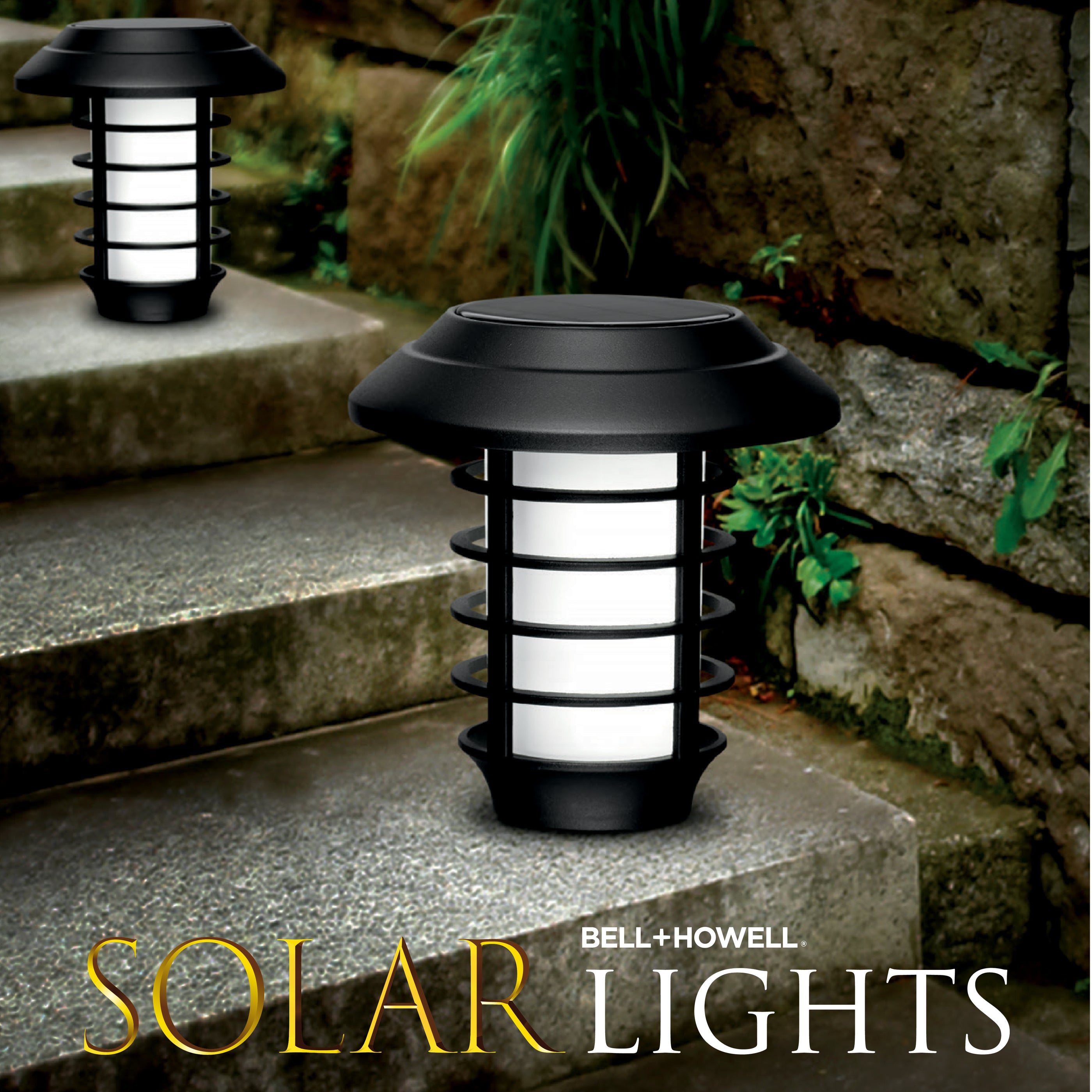 Solar Flame Garden Lights 4 Pack – Bell + Howell