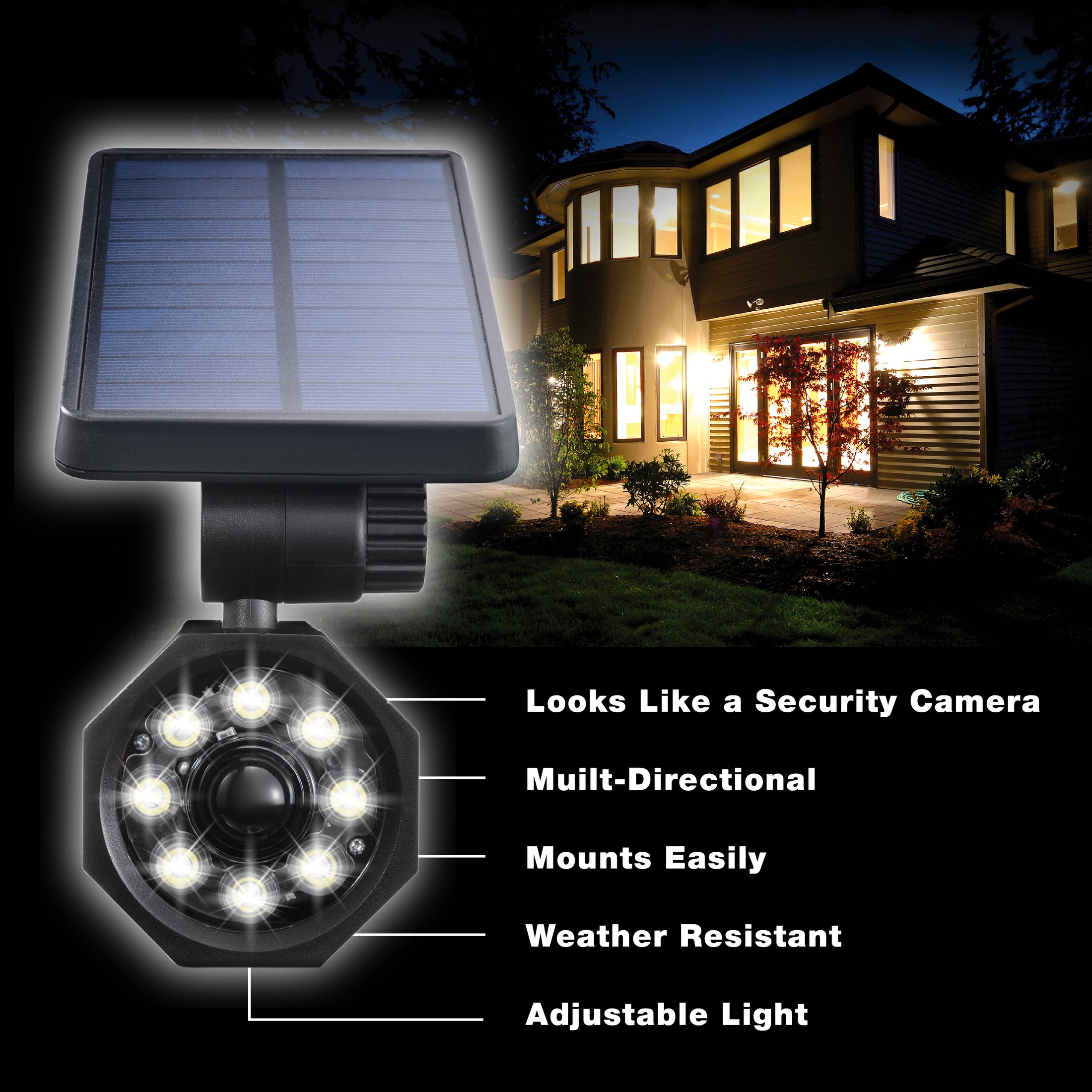 Bell + Howell Bionic Spotlight - Solar Powered Motion Sensor