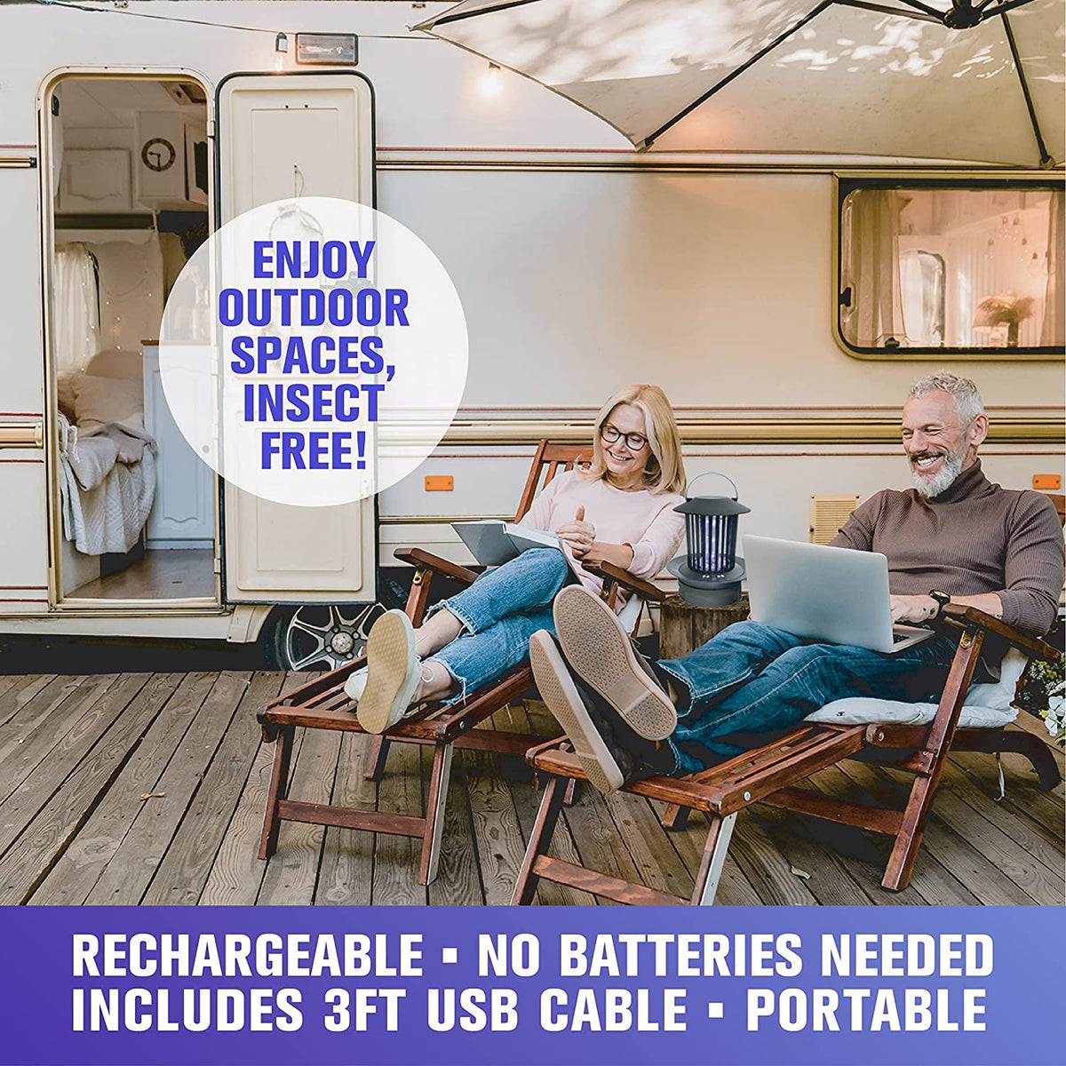 Monster Double Zapper 18-Watt Rechargeable Electric Outdoor and Indoor ...