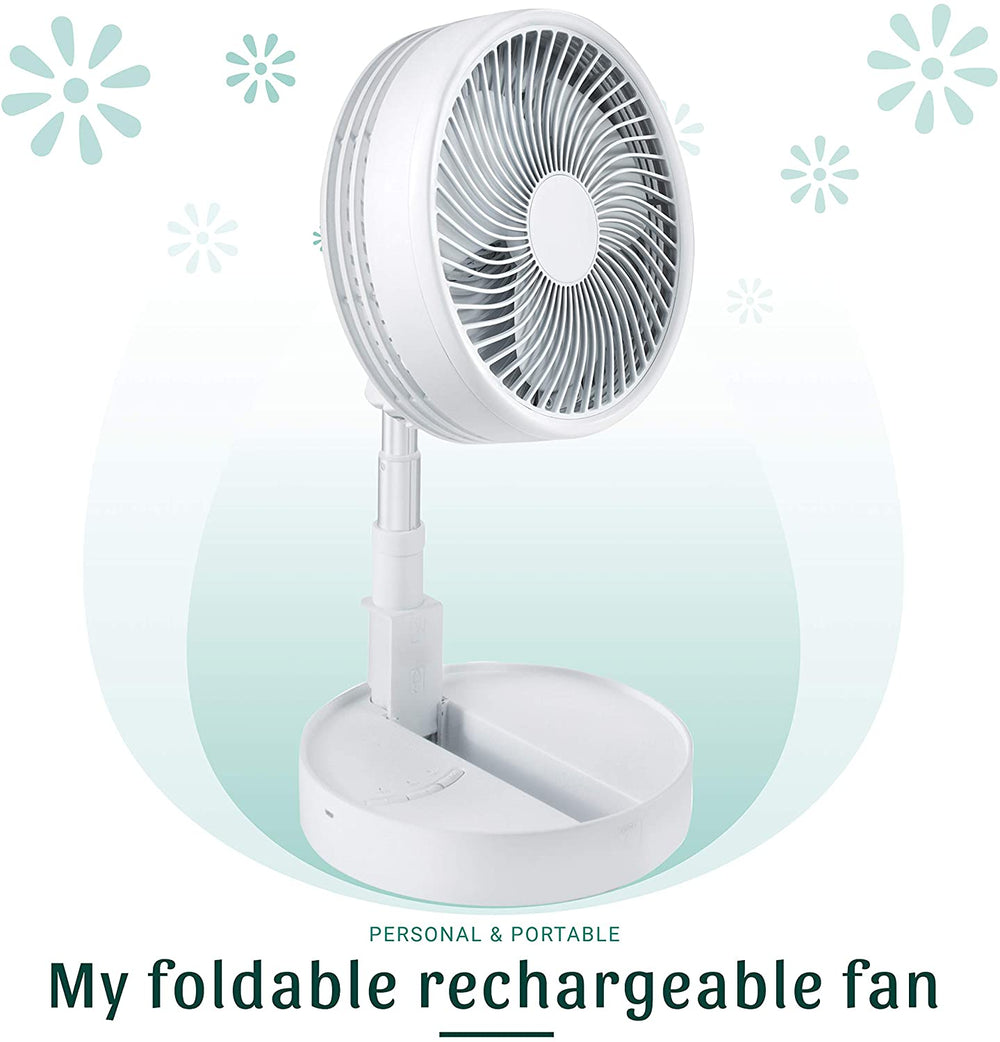 My Foldaway Rechargeable Fan – Bell + Howell