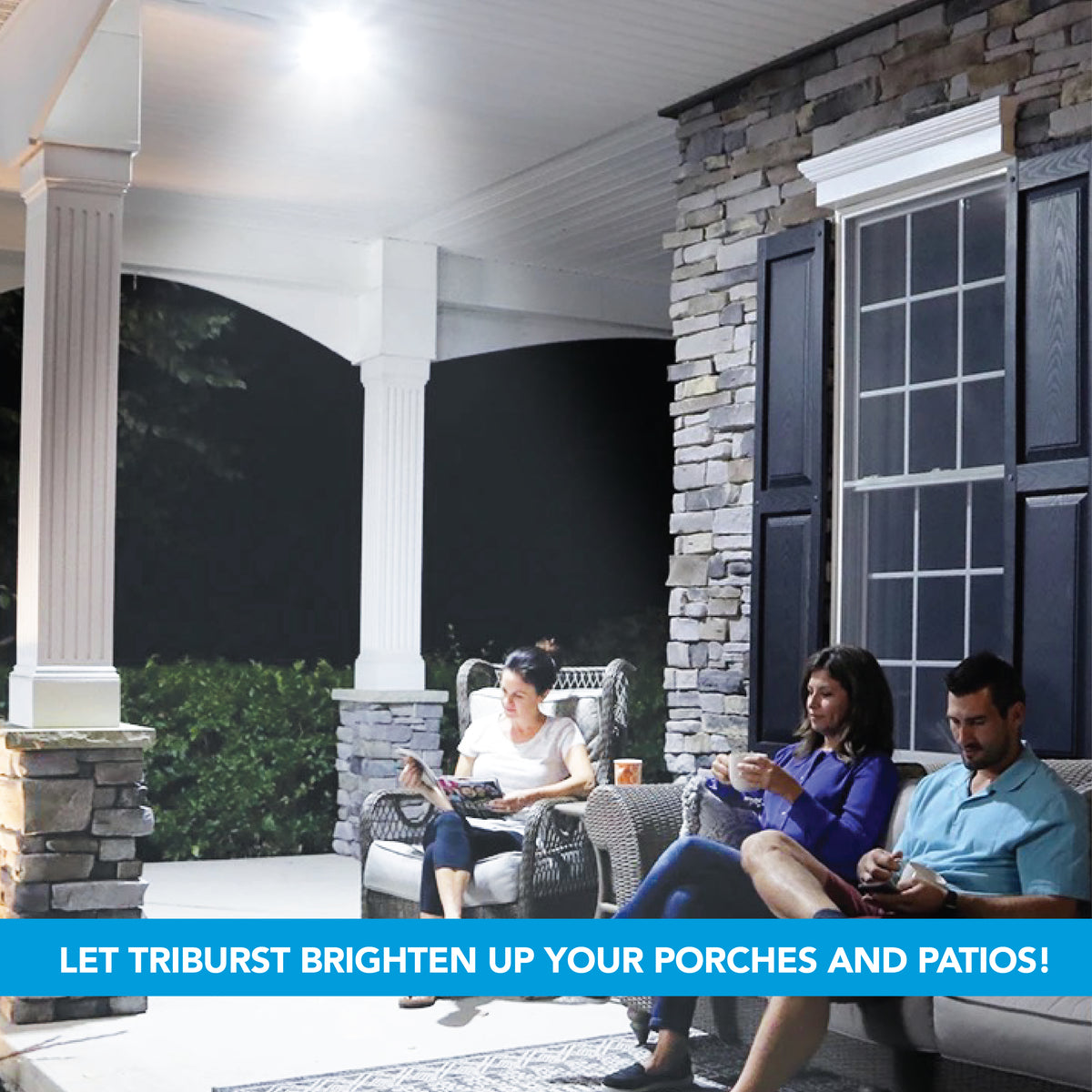 Bell+Howell Triburst 4000 Lumen LED Garage Lights Ceiling LED High-Int ...