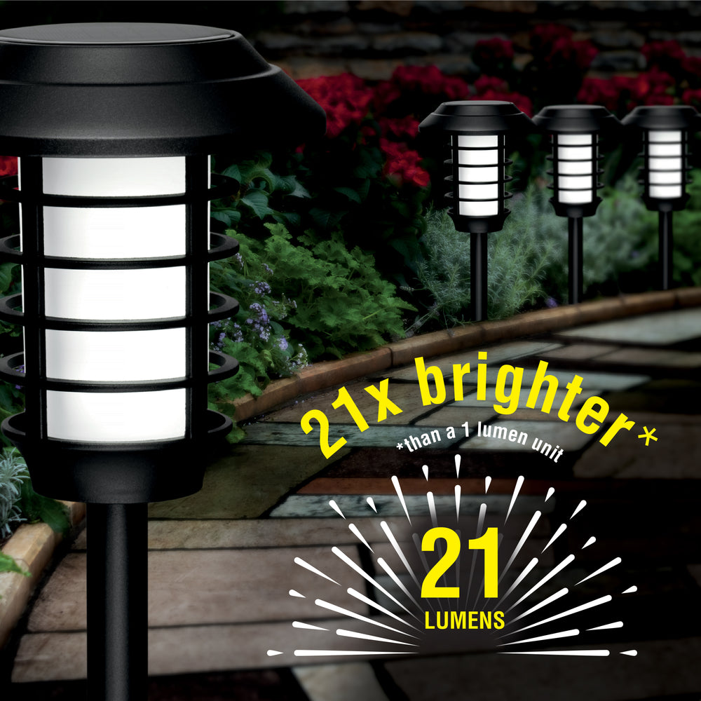 Bell + Howell Smart Solar Pathway Lights with Remote Control- 4 Pack