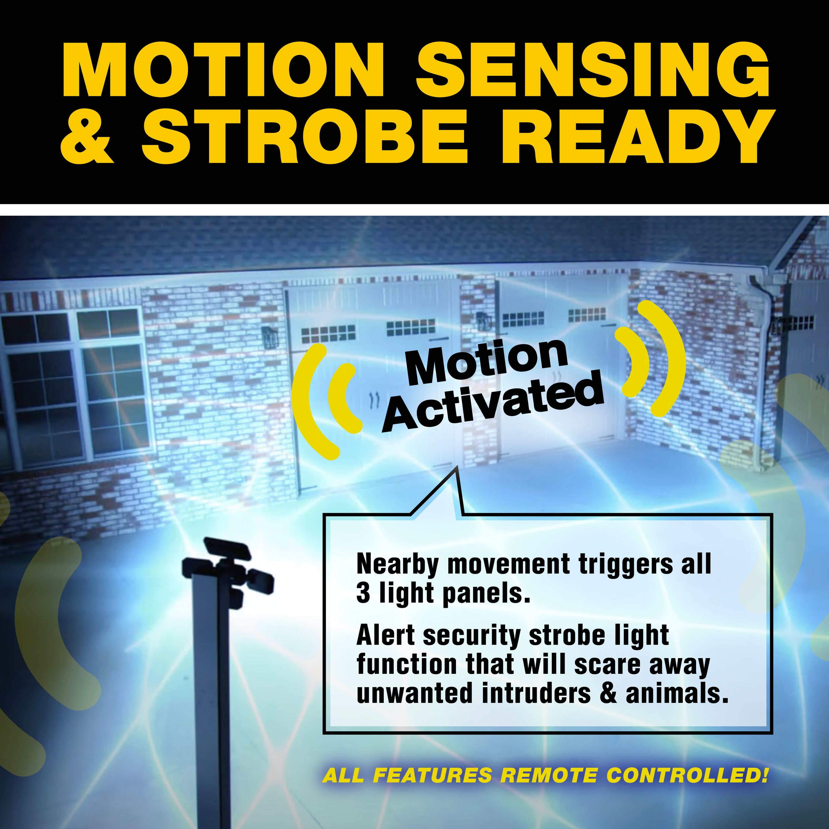 The Original Bell + Howell Bionic Remote Controlled Motion Activated S