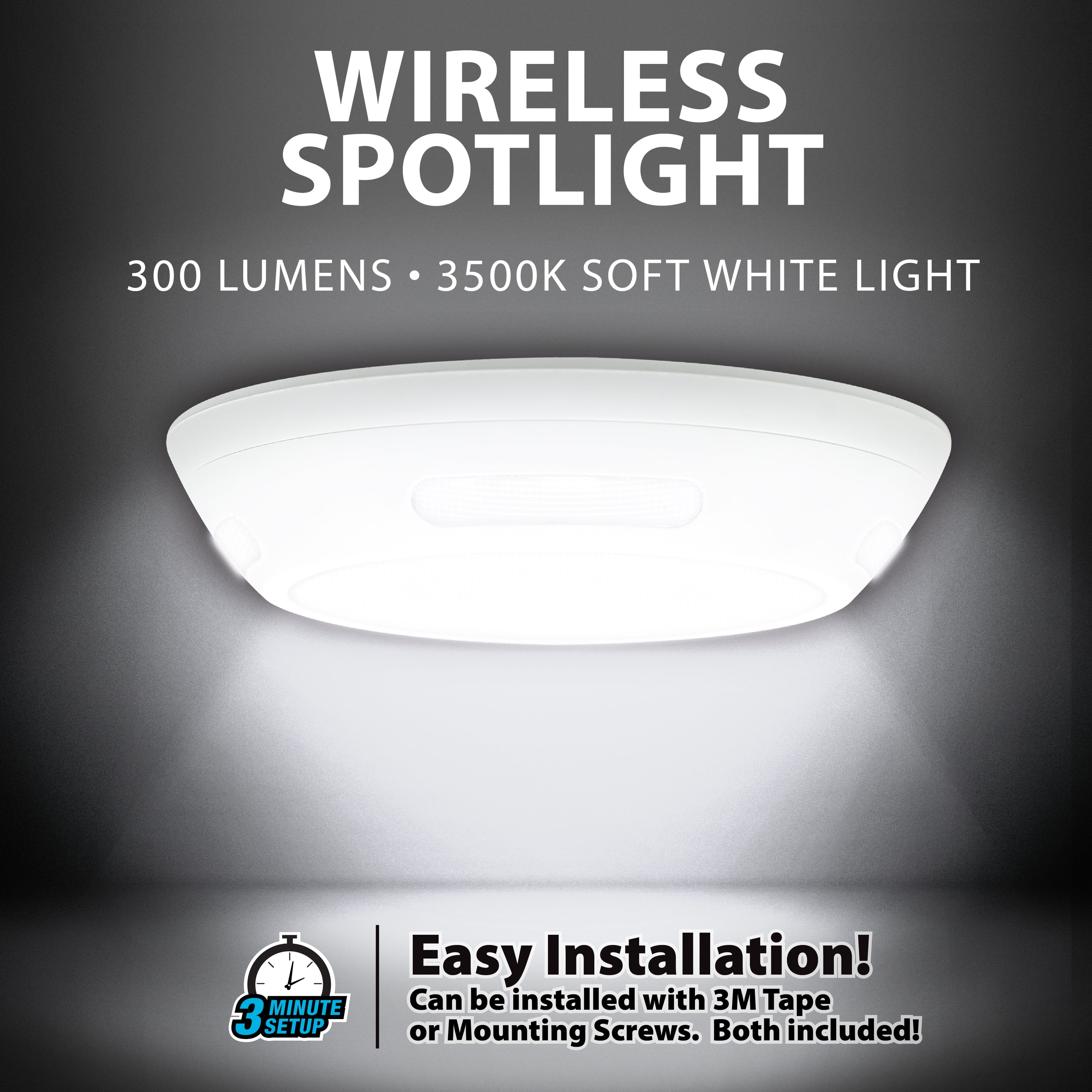 Bionic Motion Activated Compact Ceiling Light – Bell + Howell