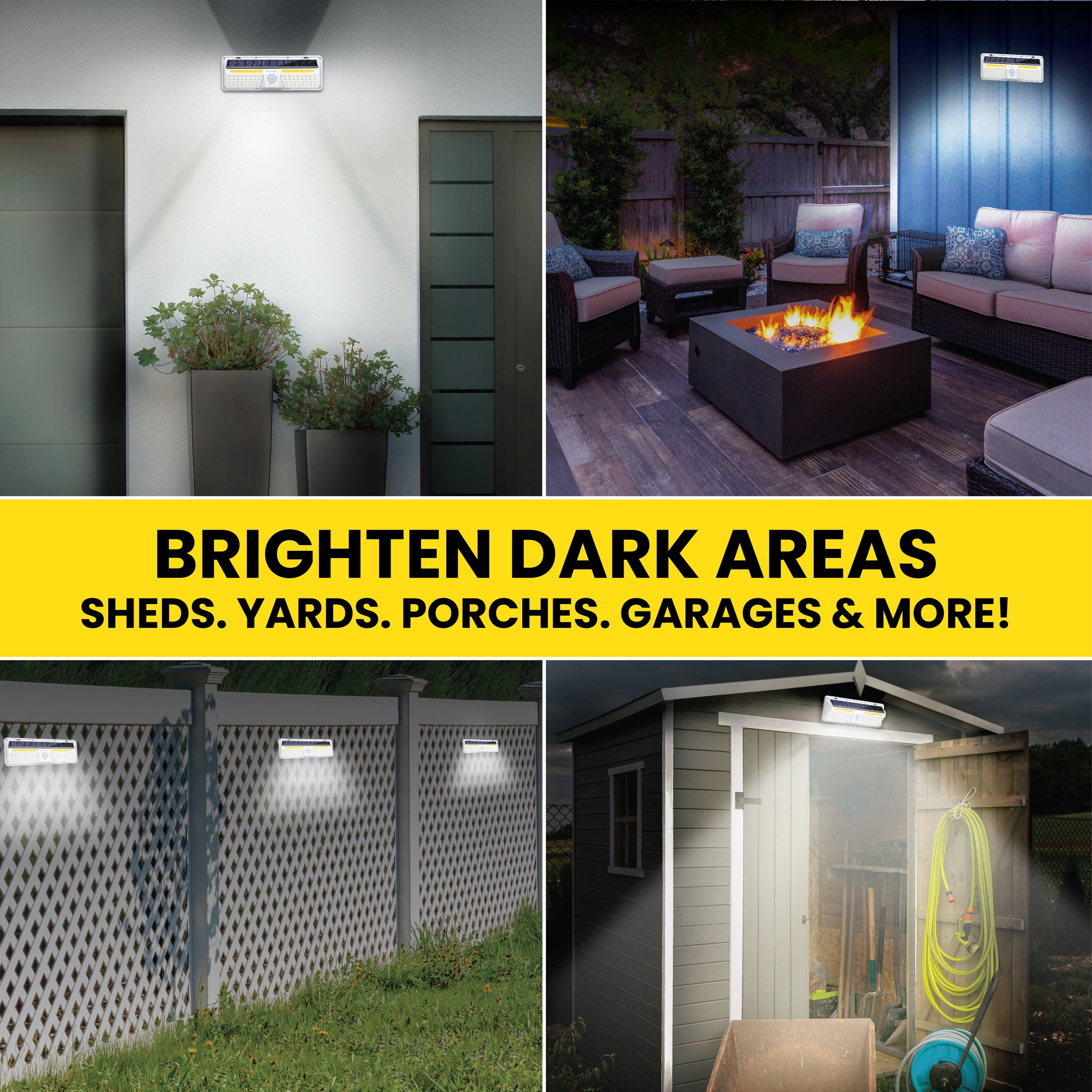 Bionic Solar Wall Light Motion Activated XL – Bell + Howell