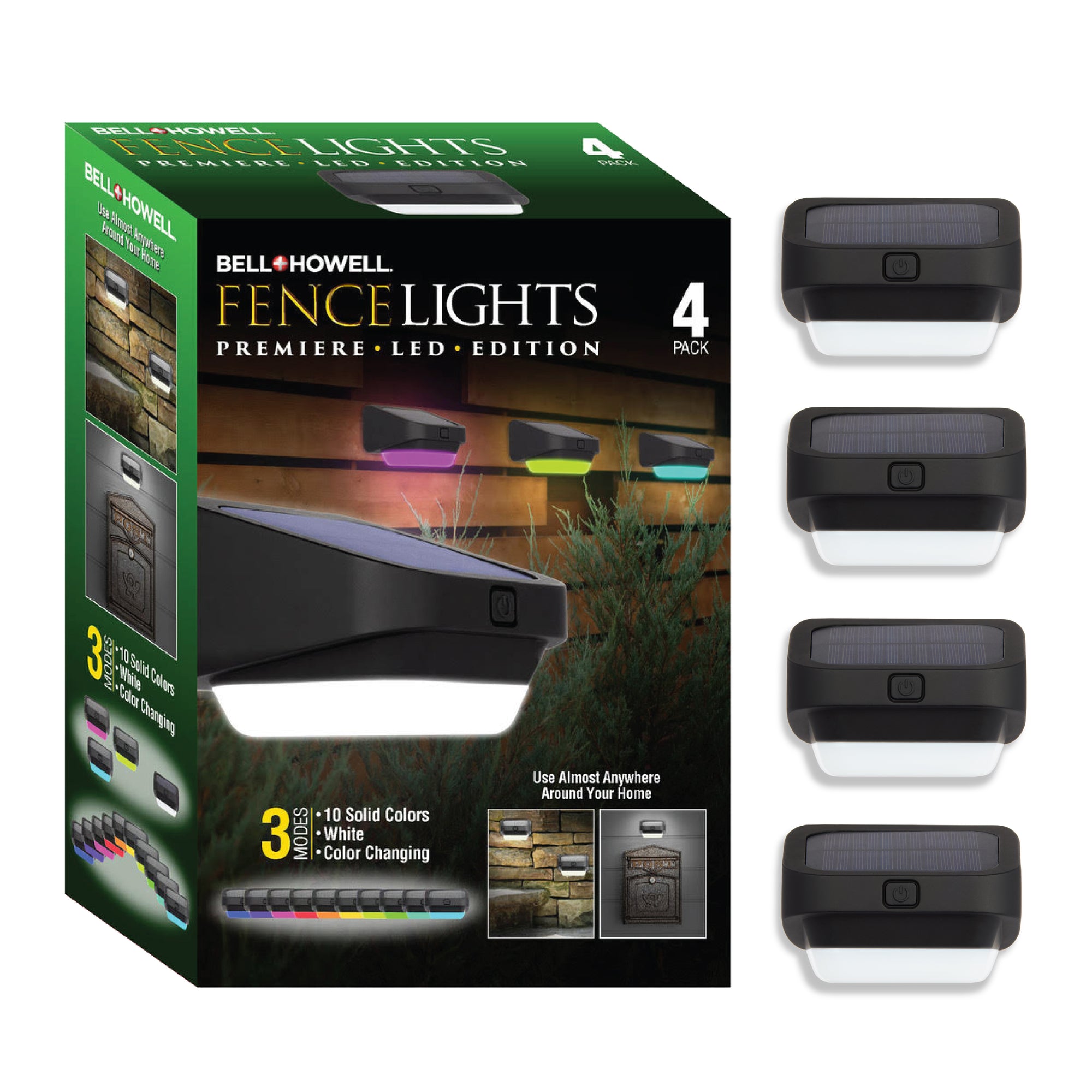 Bell + Howell Solar Led Deck/Fence Lights