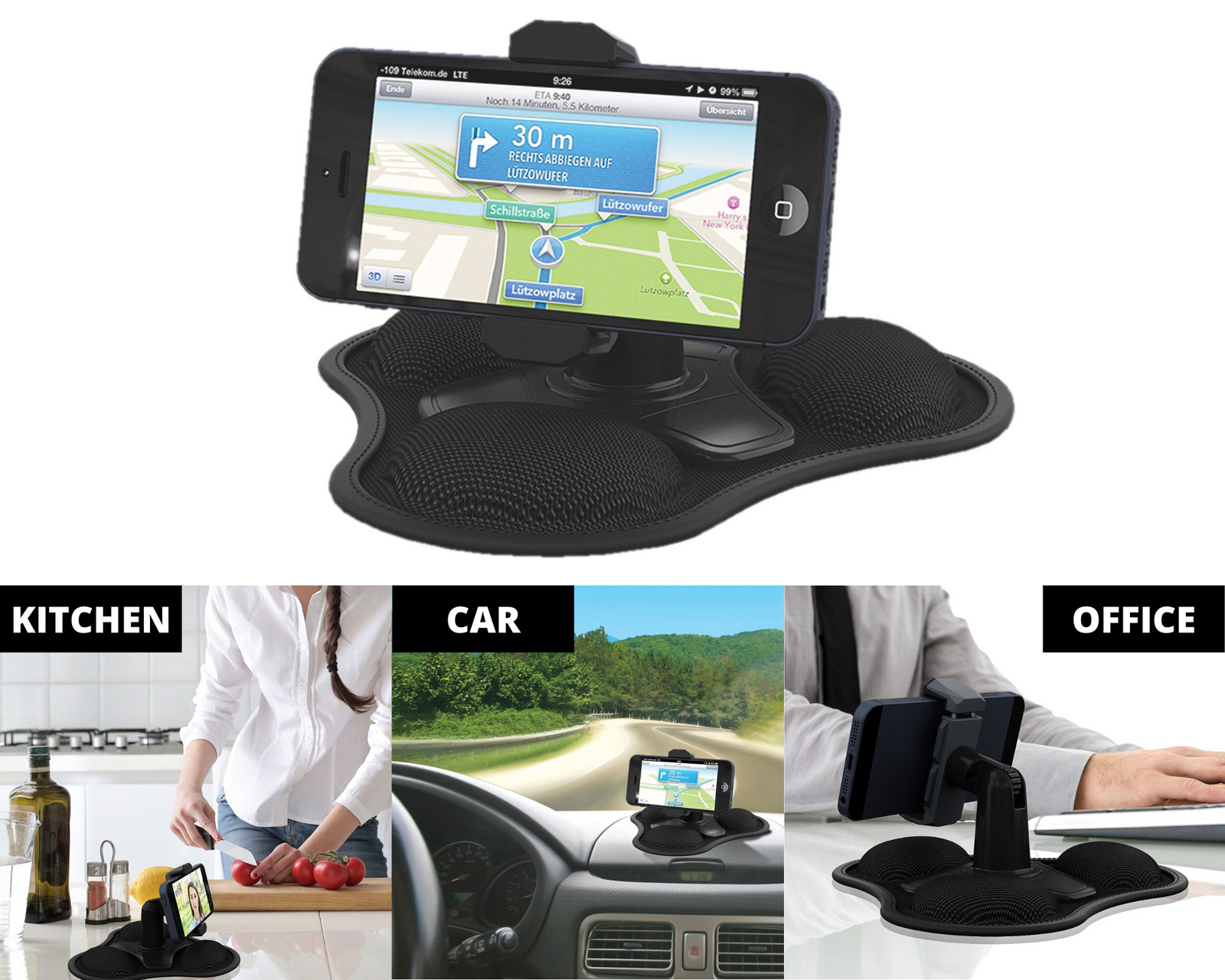 Clever Dash Dashboard Phone Holder – Bell + Howell
