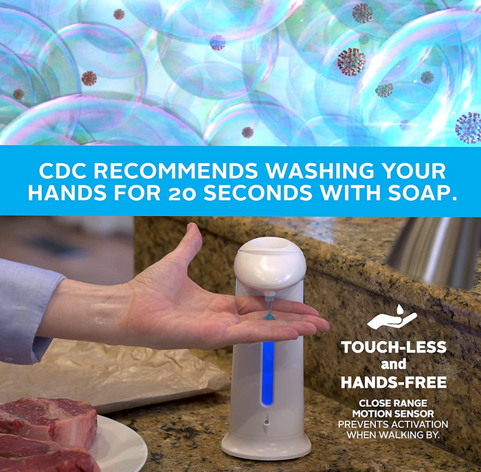 Sonic Soap Motion Activated Soap Dispenser – Bell + Howell